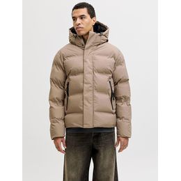 Jack & Jones Jack & Jones Steppjacke in Beige/ Grau - 42% | Gr&ouml;&szlig;e L | Herrenjacken