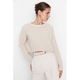 Trendyol Pullover in Creme - 47% | Gr&ouml;&szlig;e S | Damen-pullover-cardigans