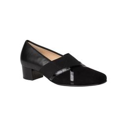 Hassia Leder-Pumps "Evelyn" in Schwarz - 48% | Größe 34,5 | Pumps