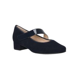 Hassia Leder-Spangenballerinas "Cordoba" in Dunkelblau - 48% | Größe 34,5 | Damen-ballerinas