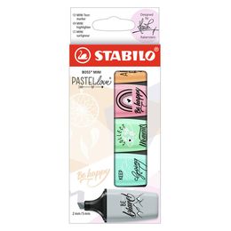 Stabilo Textmarker "Stabilo BOSS MINI Pastellove 2.0" - 5 St&uuml;ck - 12% | Schulzubehoer