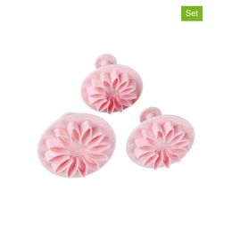 Zenker 3er-Set: Fondantausstecher in Rosa - 18% | Kuechenhelfer