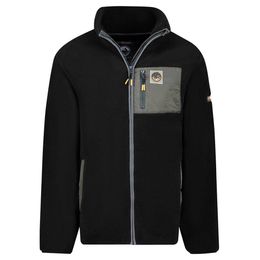 Geographical Norway Fleecejacke "Urock" in Schwarz - 65% | Gr&ouml;&szlig;e XL | Herren-pullover-sport