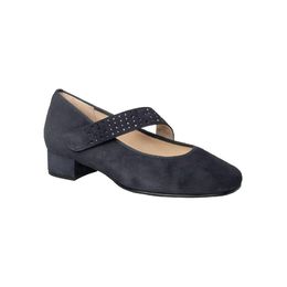 Hassia Leder-Spangenballerinas "Cordoba" in Dunkelblau - 48% | Größe 41,5 | Damen-ballerinas
