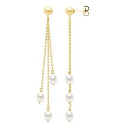 Pearl Addict Gold-Ohrstecker mit Perlen - 85% | Schmuck