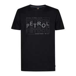 PETROL INDUSTRIES Shirt in Schwarz - 44% | Größe XL | Herren-plussize