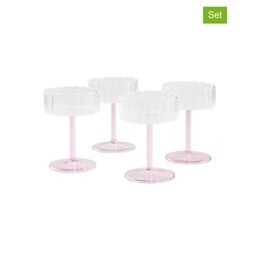 Jotex 4er-Set: Cocktailgläser "Ciao" in Pink - 300 ml - 35% | Gedeckter-tisch