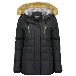 Geographical Norway Winterjacke "Crown" in Schwarz - 74% | Gr&ouml;&szlig;e XXL | Damenjacken