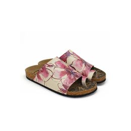 Calceo Zehentrenner in Creme/ Pink - 69% | Größe 41 | Damen-sandalen