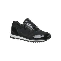 Hassia Leder-Sneakers "Porto" in Schwarz - 48% | Größe 40 | Damen-sneakers