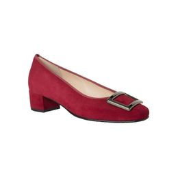 Hassia Leder-Pumps "Evelyn" in Rot - 48% | Größe 41 | Pumps