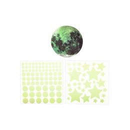 moses. Nachtleuchtende Wandsticker "Mond und Sterne" in Creme - 13% | Wanddekoration