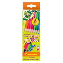 JOLLY Buntstifte "Neon" - 8 Stück - 12% | Kinder-kreativspielzeug