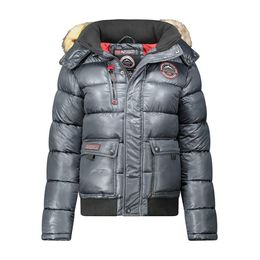 Geographical Norway Winterjacke "Bugs" in Dunkelgrau - 55% | Größe L | Damenjacken