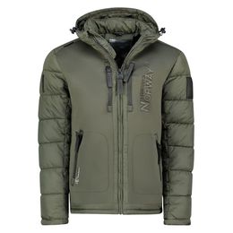 Geographical Norway Daunenjacke "Beachwood" in Khaki - 68% | Gr&ouml;&szlig;e L | Herrenjacken
