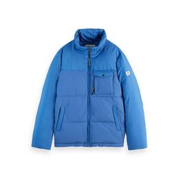 Scotch & Soda Scotch & Soda &Uuml;bergangsjacke in Blau - 63% | Gr&ouml;&szlig;e L | Herren-plussize