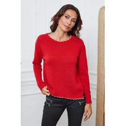 So Cachemire Pullover "Kedis" in Rot - 63% | Gr&ouml;&szlig;e M | Damen-pullover-cardigans