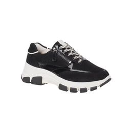 Hassia Leder-Sneakers "Lissabon" in Schwarz - 50% | Größe 37,5 | Damen-sneakers