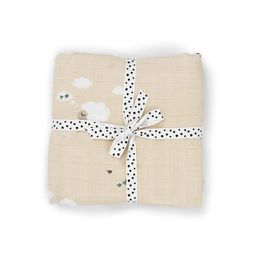 Done by Deer Spucktuch "Tiny farm" in Beige - (L)120 x (B)120 cm - 10% | Baby-spieldecken