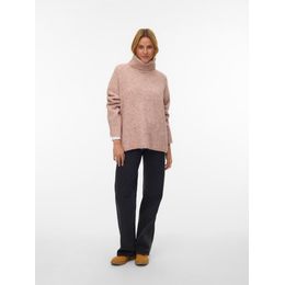V&eacute;ro Moda Vero Moda Rollkragenpullover in Ros&eacute; - 48% | Gr&ouml;&szlig;e L | Damen-pullover-cardigans