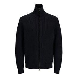 Jack & Jones Jack & Jones Cardigan in Schwarz - 51% | Gr&ouml;&szlig;e S | Herren-pullover-cardigans