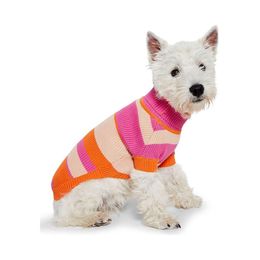 VOV & VUF Hundepullover in Pink/ Orange/ Creme - 69% | Gr&ouml;&szlig;e S | Tierbedarf-hunde