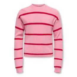 KIDS Only Pullover "Franca" in Rosa/ Rot - 28% | Größe 122/128 | Kinder-pullover