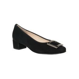 Hassia Leder-Pumps "Evelyn" in Schwarz - 48% | Größe 41,5 | Pumps
