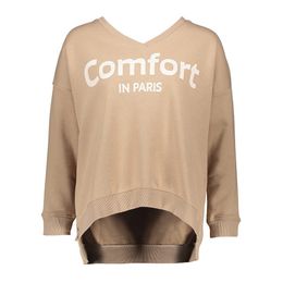 miss goodlife Sweatshirt "Comfort in Paris" in Beige - 71% | Gr&ouml;&szlig;e L | Damen-sweatshirts-jacken