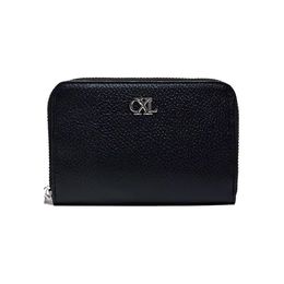 CXL by Christian Lacroix Leder-Geldbörse "Tuilerie" in Schwarz - (B)12 x (H)10 x (T)2 cm - 77% | Portemonnaies-etuis