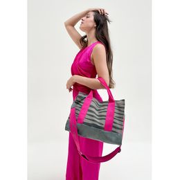 Fritzi aus Preussen Fritzi aus Preu&szlig;en Shopper in Grau/ Pink - (B)40 x (H)29,5 x (T)14 cm - 31% | Damen-taschen