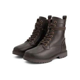 TRAVELIN' Leder-Boots "Kafjord" in Braun - 67% | Gr&ouml;&szlig;e 41 | Damen-stiefel