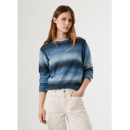 Pepe Jeans Pullover "Colombe" in Dunkelblau/ Hellblau - 33% | Gr&ouml;&szlig;e L | Damen-pullover-cardigans