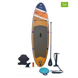 Atrigo 5tlg. Set: Stand-Up Paddle Board "Boat house" in Bunt - 12% | Damen-outdoor-ausruestung