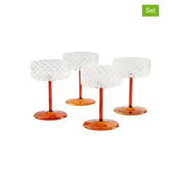 Jotex 4er-Set: Cocktailgläser "Ciao" in Orange - 300 ml - 35% | Gedeckter-tisch