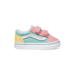 Vans Leder-Sneakers "Old Skool V" in Bunt - 70% | Größe 22,5 | Babysneakers