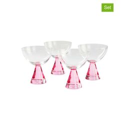 Jotex 4er-Set: Cocktailgläser in Pink - 350 ml - 43% | Gedeckter-tisch