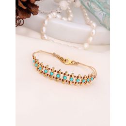 Charlize Vergold. Armkette mit Edelsteinen - 68% | Schmuck