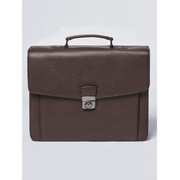 CXL by Christian Lacroix Leder-Businesstasche in Braun - (B)41 x (H)31 x (T)12 cm - 72% | Herrentaschen