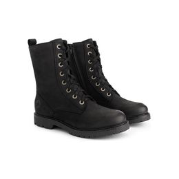 TRAVELIN' Leder-Boots in Schwarz - 53% | Gr&ouml;&szlig;e 40 | Damen-stiefel