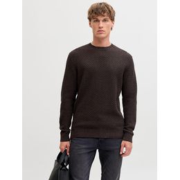 Jack & Jones Jack & Jones Pullover in Braun - 40% | Gr&ouml;&szlig;e S | Herren-plussize