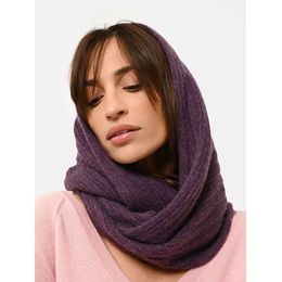 Just Cashmere Kaschmir-Loop-Schal "Hutton" in Lila - (L)65 x (B)50 cm - 61% | Damen-schals-tuecher