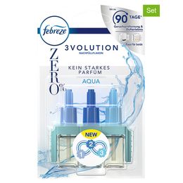 febreze 3er-Set: Raumduft-Nachfüller "Febreze 3Volution - Zero% Aqua", je 20 ml - 22% | Kerzen-vasen