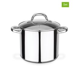 GSW 2tlg. Set: Kochtopf ''Montreal'' in Silber - &Oslash; 20 cm - 15% | Kochgeschirr