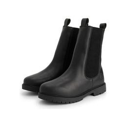 TRAVELIN' Leder-Chelsea-Boots "Herning" in Schwarz - 60% | Gr&ouml;&szlig;e 41 | Stiefeletten