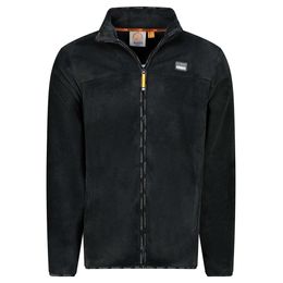Geographical Norway Fleecejacke "Timple" in Schwarz - 62% | Gr&ouml;&szlig;e M | Herren-pullover-sport