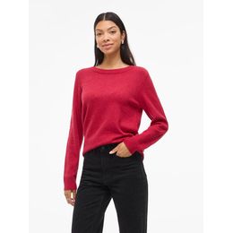 Vila Pullover "Viril" in Rot - 23% | Gr&ouml;&szlig;e S | Damen-pullover-cardigans