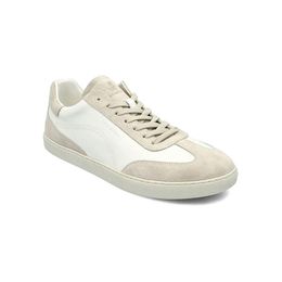 Groundies Leder-Barfu&szlig;schuhe "Panama" in Beige/ Wei&szlig; - 43% | Gr&ouml;&szlig;e 41 | Herrensneakers