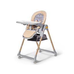 Kinderkraft 2in1-Babyliege und Kinderhochstuhl "Lastree" in Beige/ Grau - 16% | Baby-moebel