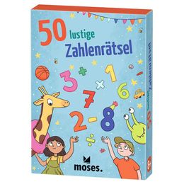 moses. Kartenspiel "50 lustige Zahlenr&auml;tsel" - ab 8 Jahren - 16% | Gesellschaftsspiele